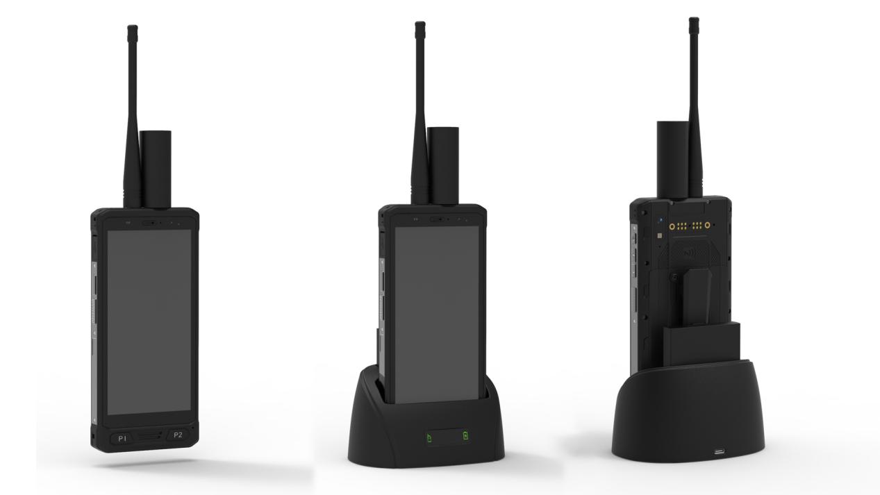 盾魂H6公专一体4G智能模块化融合手持对讲终端 - 盾魂Duniot